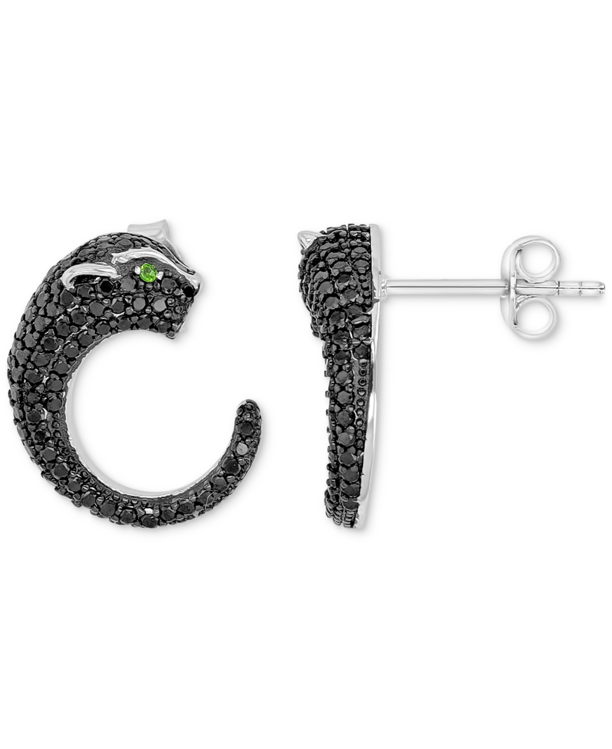 Click here for Macys Black Spinel and Chrome Diopside Earrings (0... prices