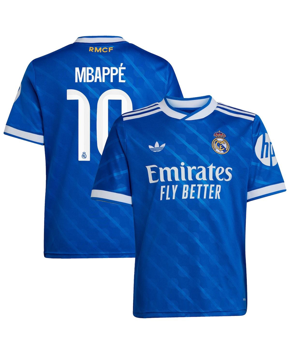 Click here for Adidas Big Boys and Girls Kylian Mbappe Blue Real... prices