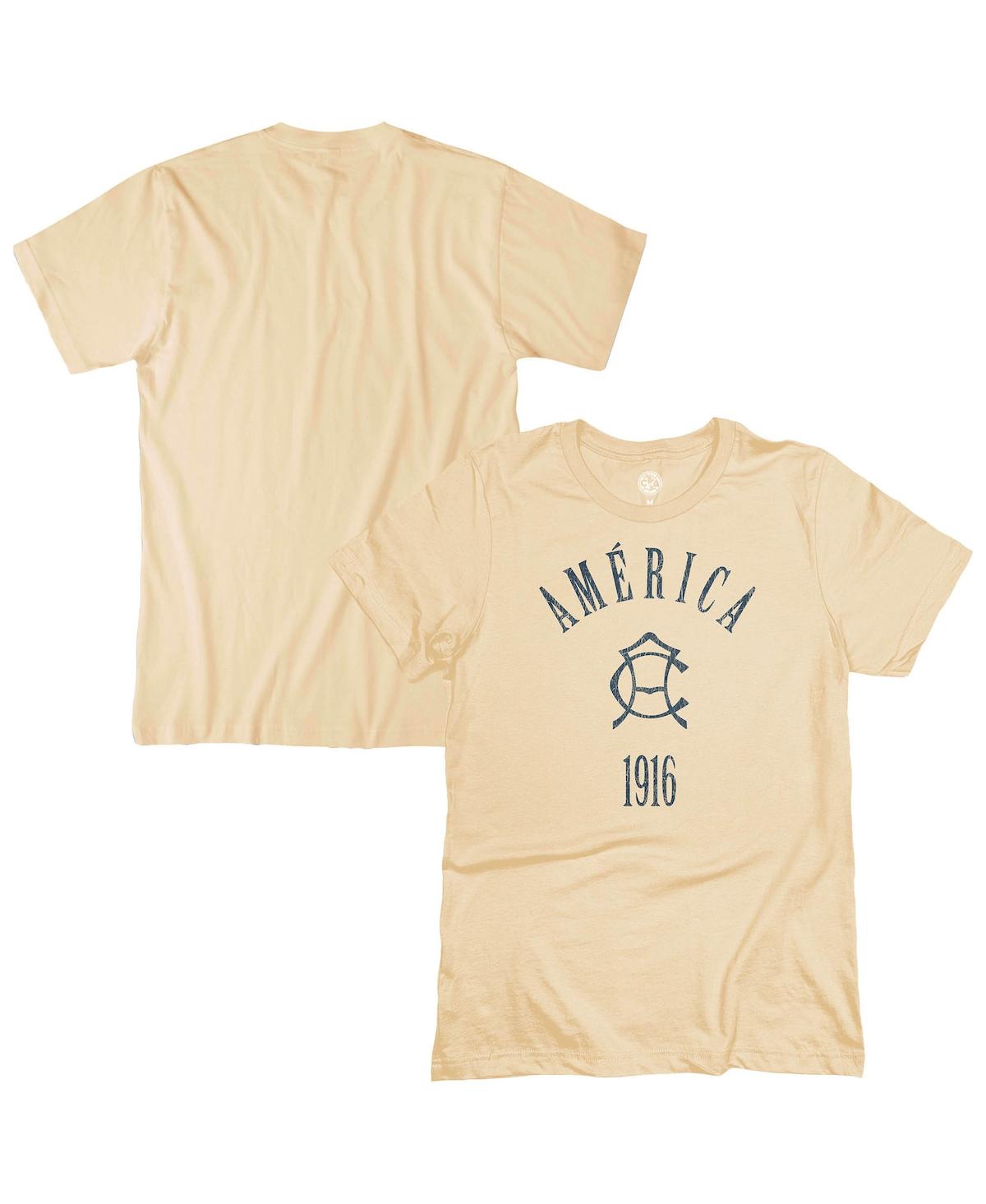 Click here for 1863FC Mens Tan Club America Team Arch T-Shirt - T... prices