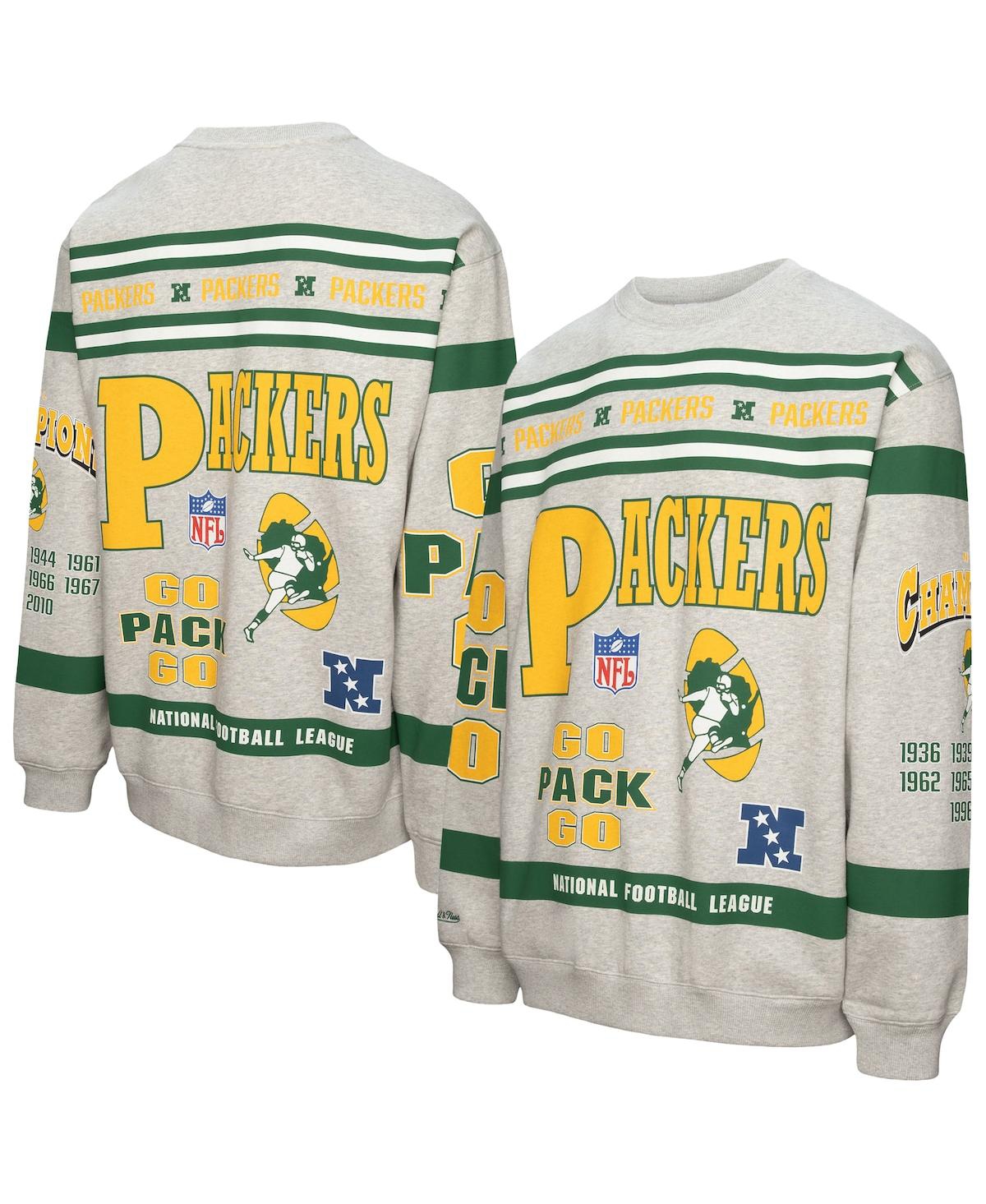 Click here for Mitchell & Ness Mens Heather Gray Green Bay Packer... prices