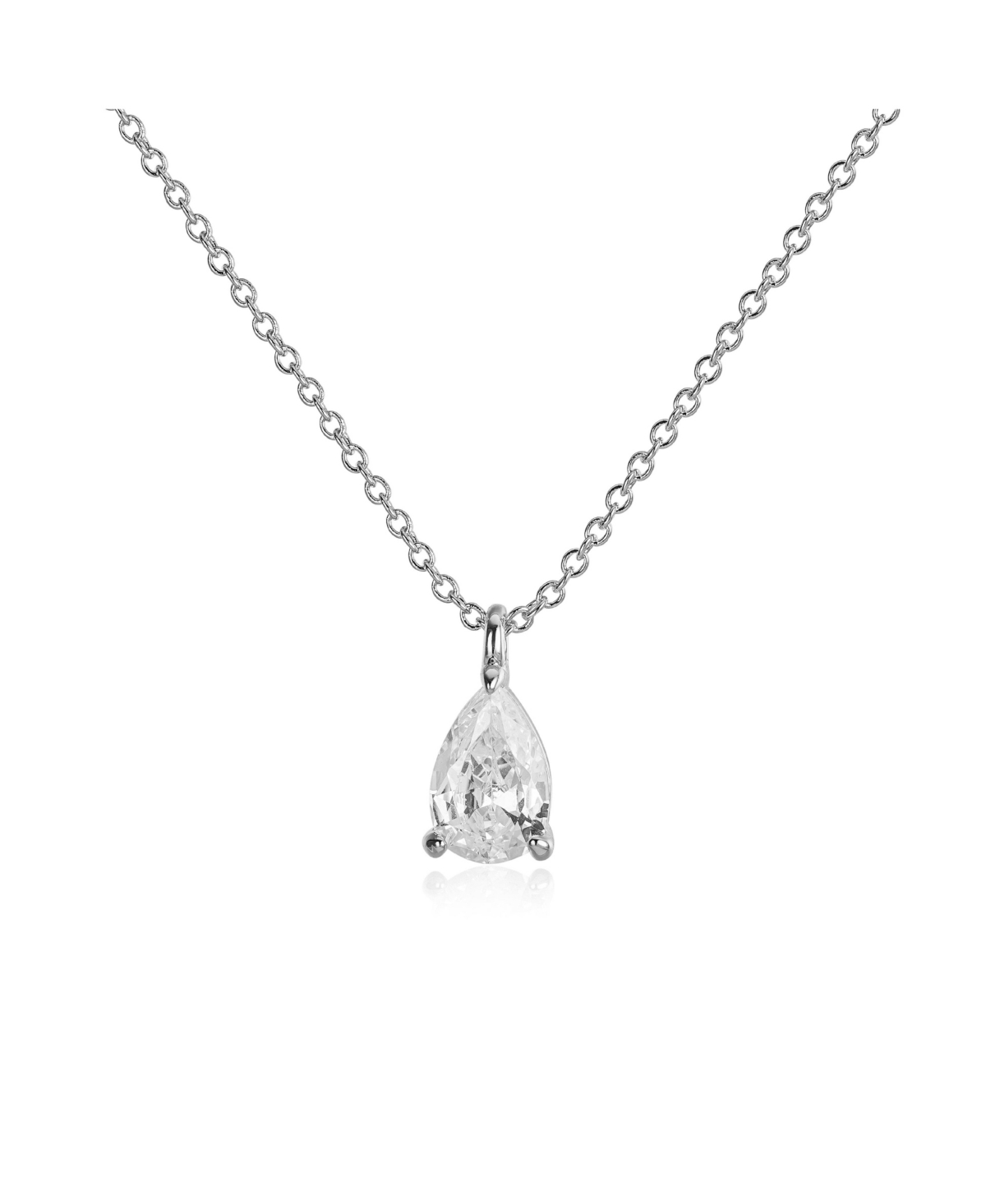 Click here for Elizabeth Crystal Pendant - Silver prices
