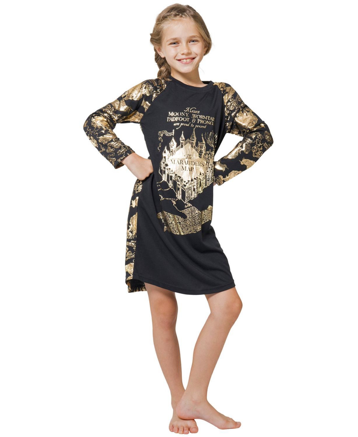 Click here for Harry Potter Big Girls Nightgown Marauders Map Rag... prices