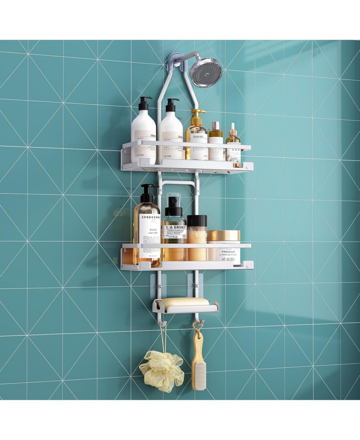 Click here for Kitstorack Aluminum Shower Caddy Hanging: Bathroom... prices