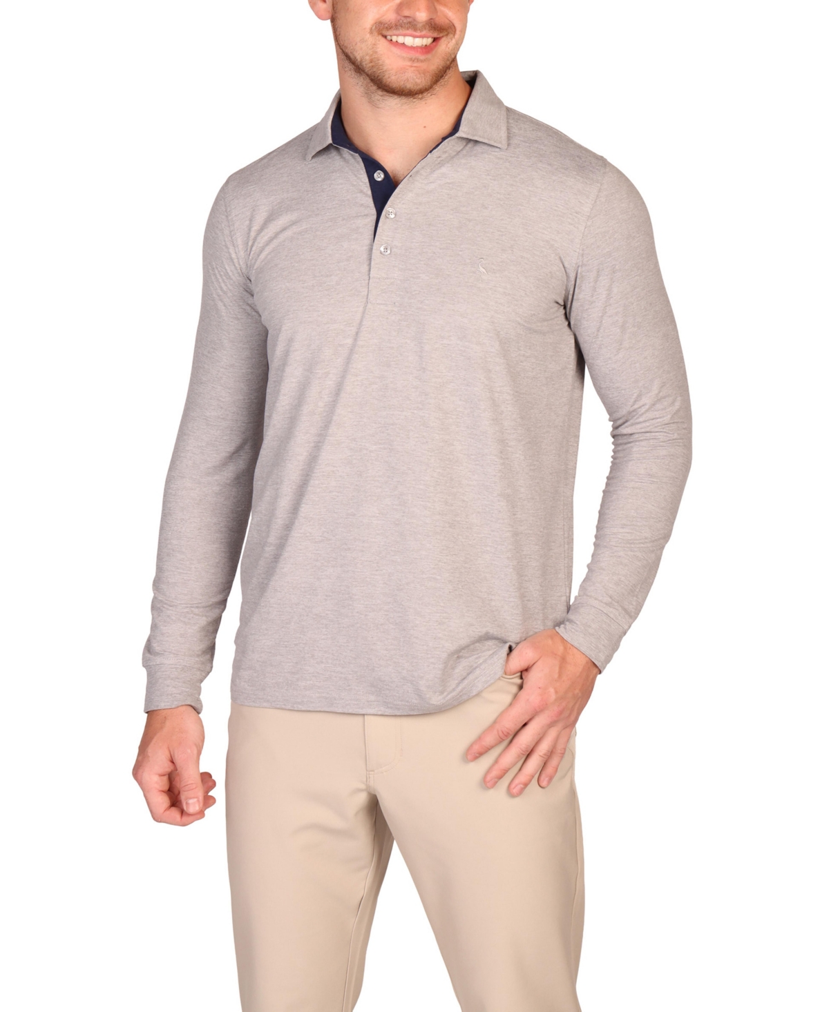 Click here for Tailorbyrd Mens Brushed Melange Super Soft Long Sl... prices