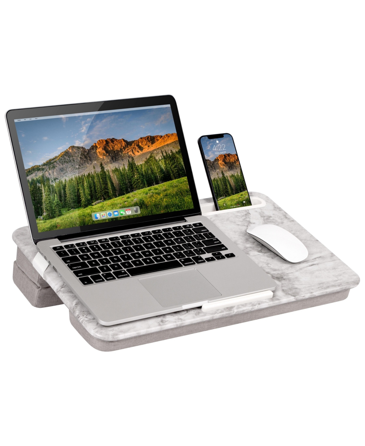 Click here for Lapgear Elevation Lap Desk - White marble prices