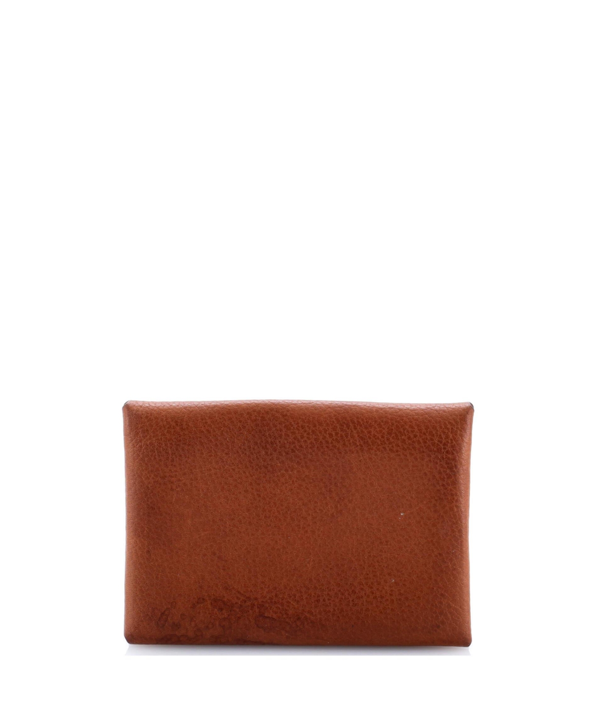 Click here for Pre-Owned Hermes Calvi Duo Card Holder Barenia Fau... prices