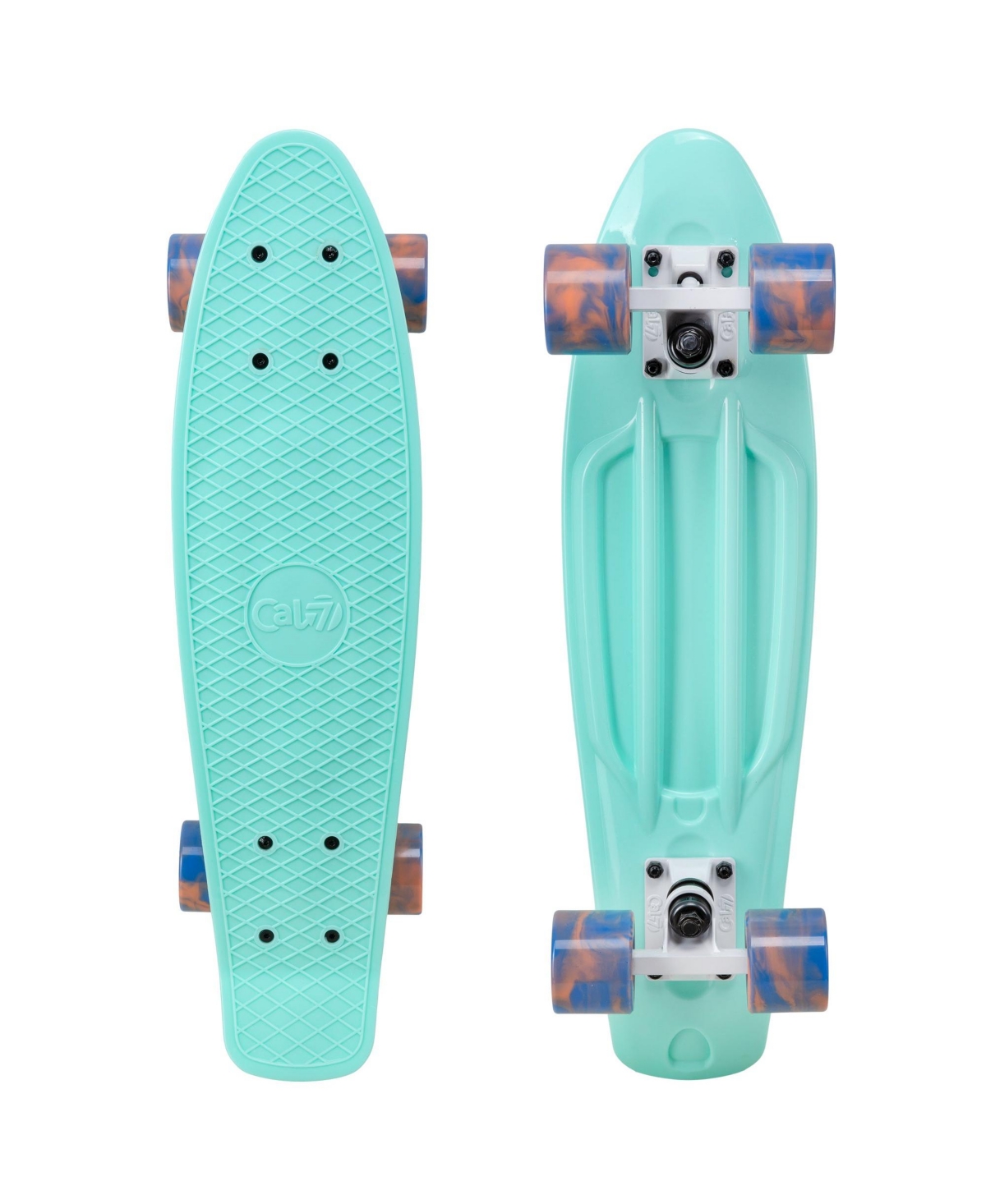 Click here for Cal 7 22 Inch Mini Cruiser Skateboard - Oceanic wi... prices