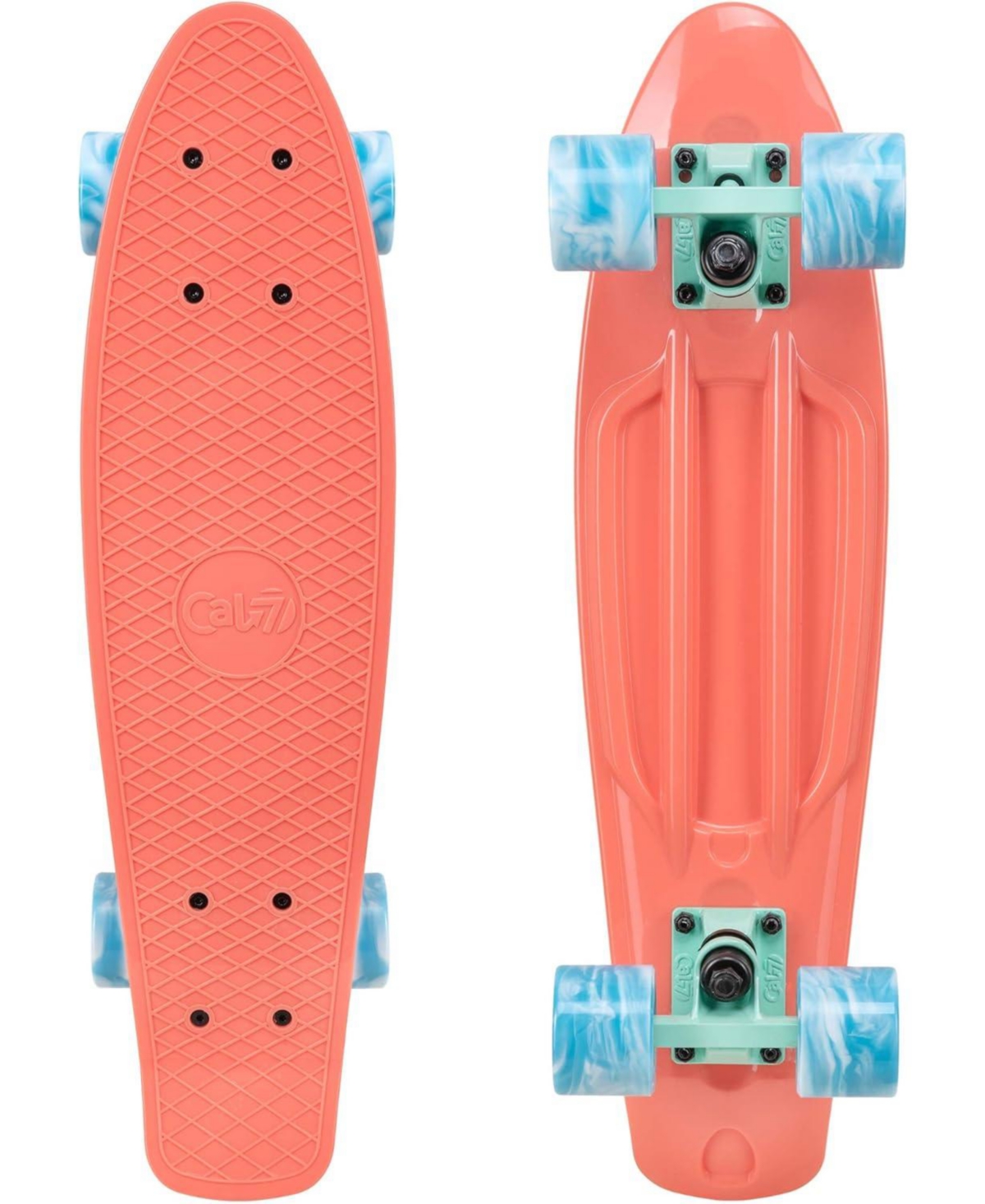 Click here for Cal 7 22 Inch Mini Cruiser Skateboard - Oceanic wi... prices