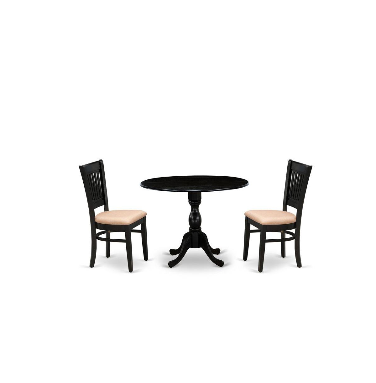 Click here for East West Furniture 3-Pc Dining Room Table Set- 2... prices
