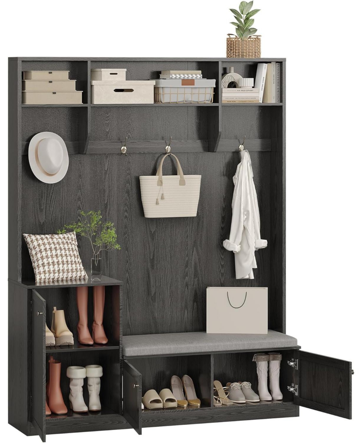 Click here for gaomon Hall Tree with Shoe Storage  78.8" Ent... prices