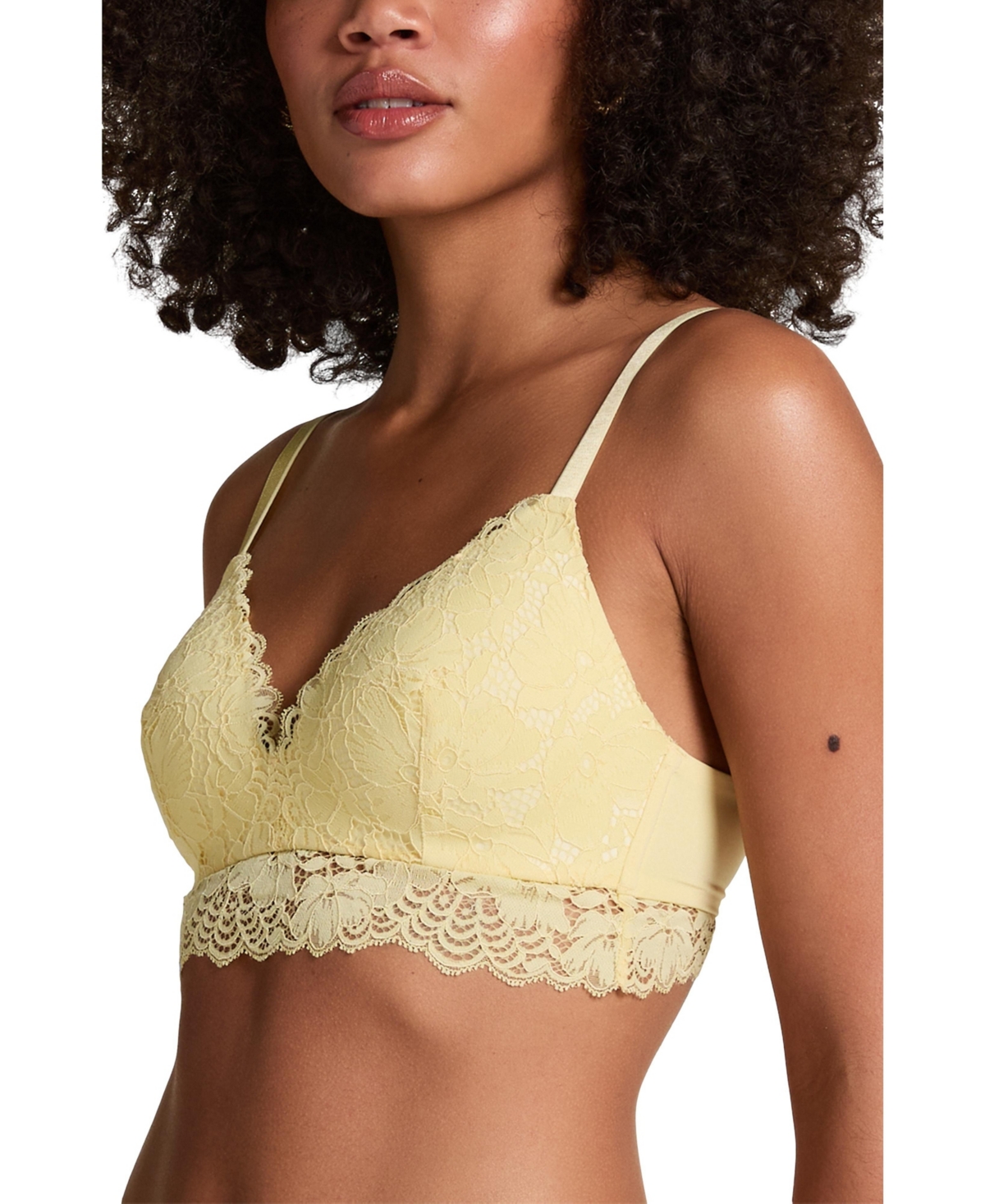 Click here for Hunkemoller Womens Andrea Padded Non-Wired Bra - Y... prices