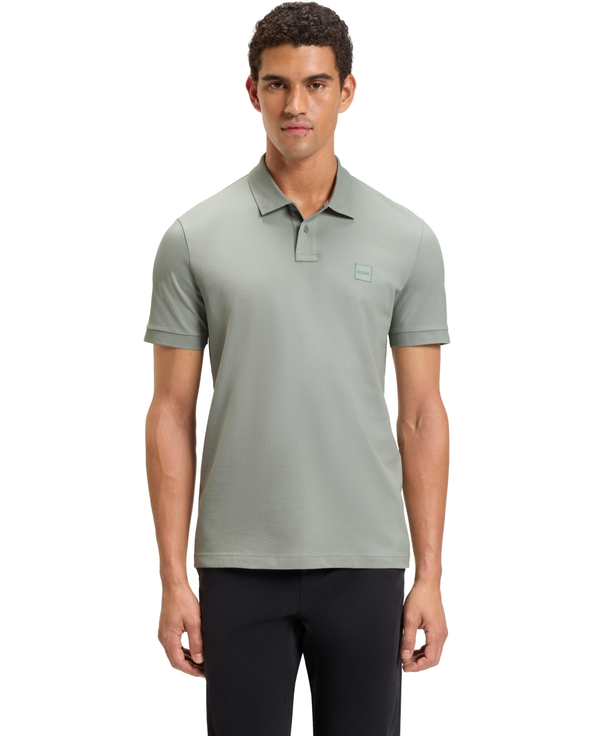Click here for Boss by Hugo Boss Mens Slim-Fit Stretch-Cotton Log... prices