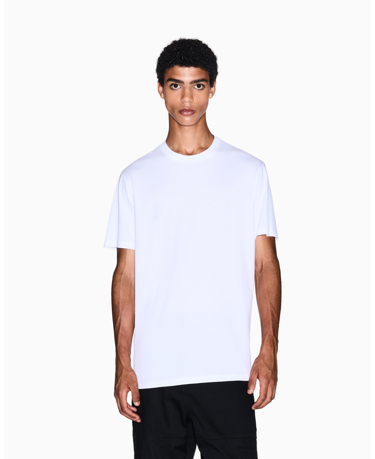 Click here for A|X Armani Exchange Mens Milan Ny Top Chest Graphi... prices