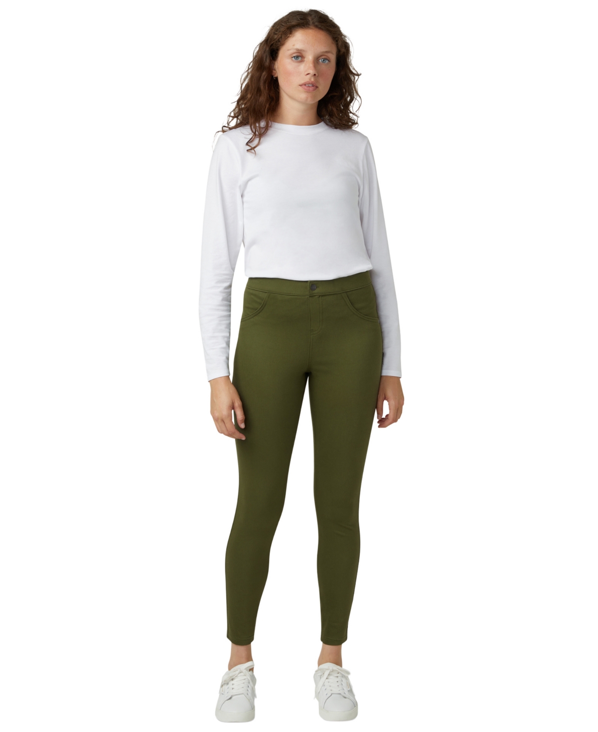 Click here for Hue Classic Stretch Denim Leggings  Regular & Plus... prices