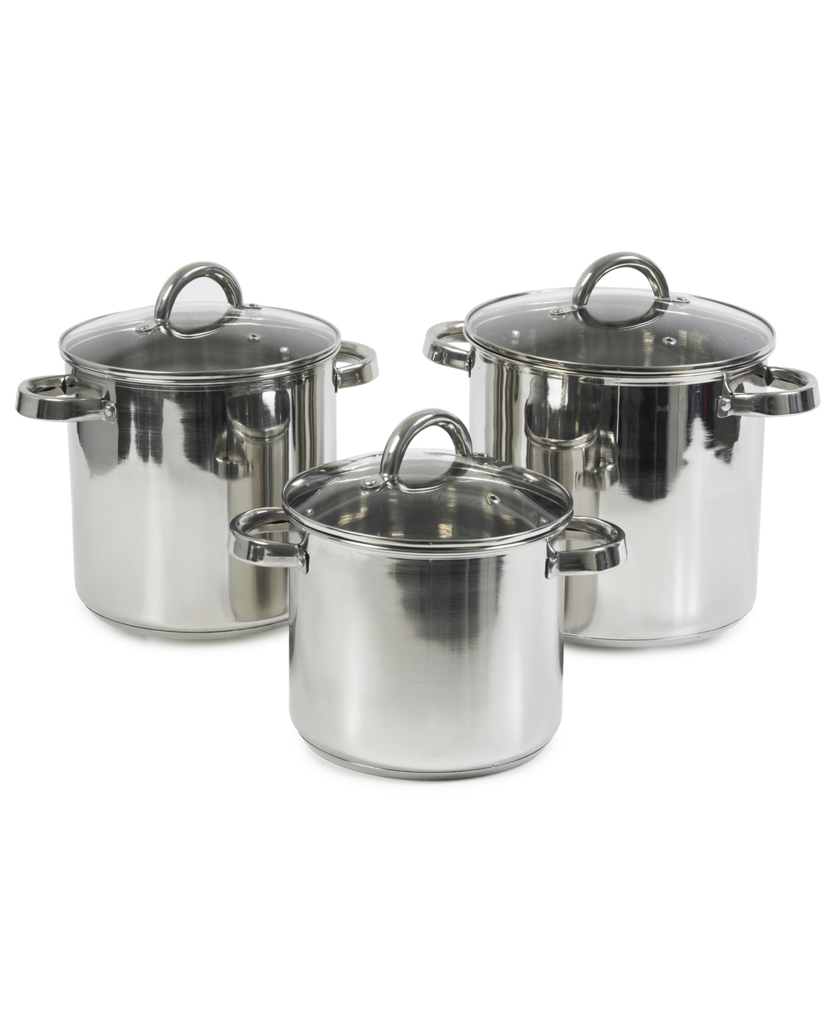 Click here for Sedona Kitchen Stainless Steel 3-Pc. Stock Pot Set... prices