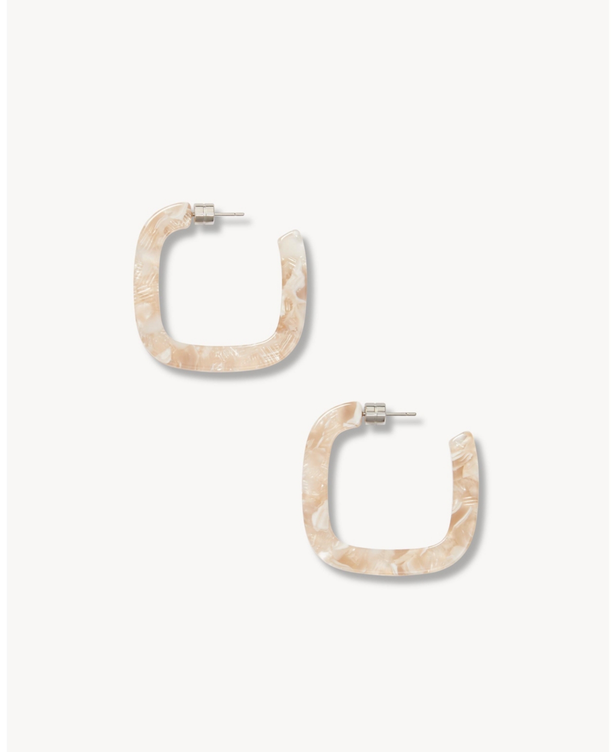 Click here for Machete Midi Square Hoops - Chiffon prices