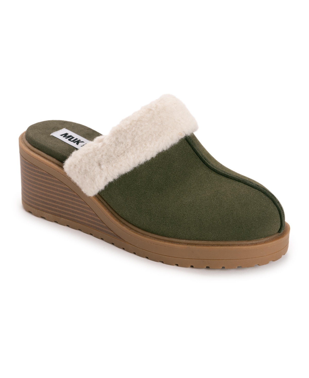 Click here for Muk Luks Womens Sophia Mule - Olive prices