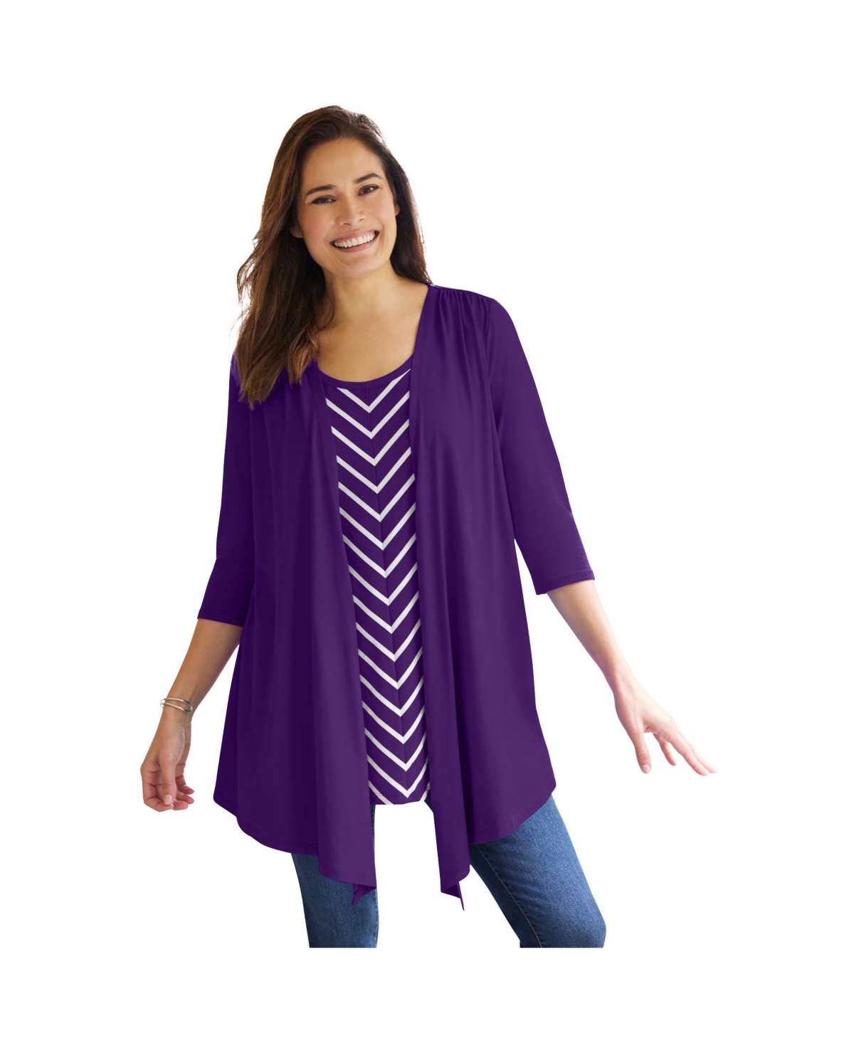 Click here for Woman Within Womens Within 7-Day Layered 2-In-1 Tu... prices