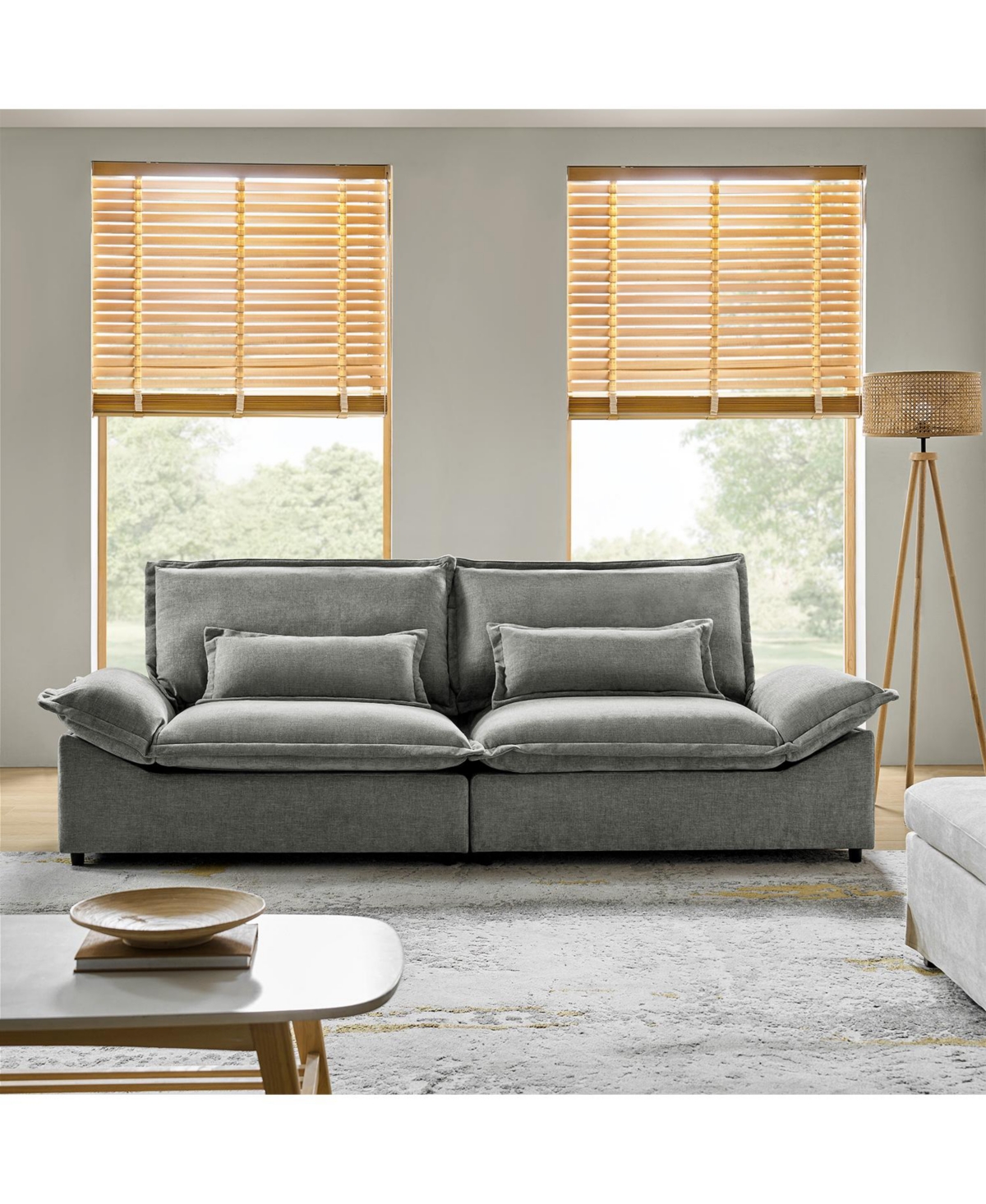 Click here for Shelbi 102"Wide Sofa-light Grey 102" Ove... prices