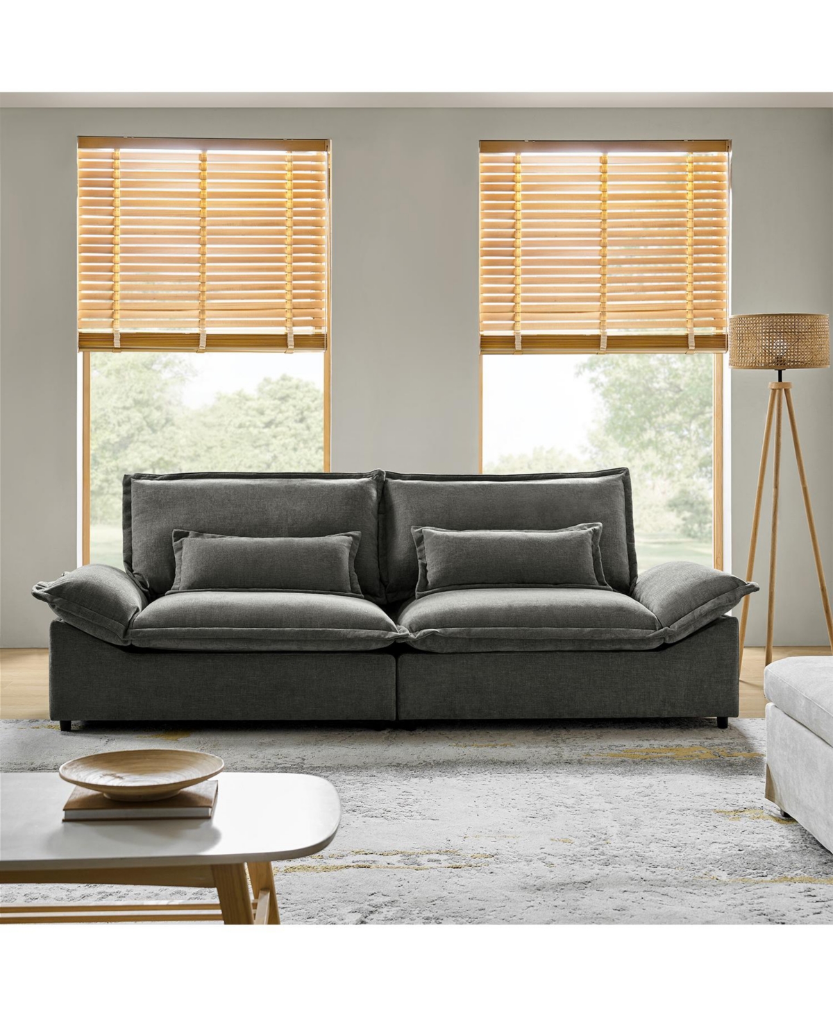 Click here for Shelbi 102"Wide Sofa-light Grey 102" Ove... prices