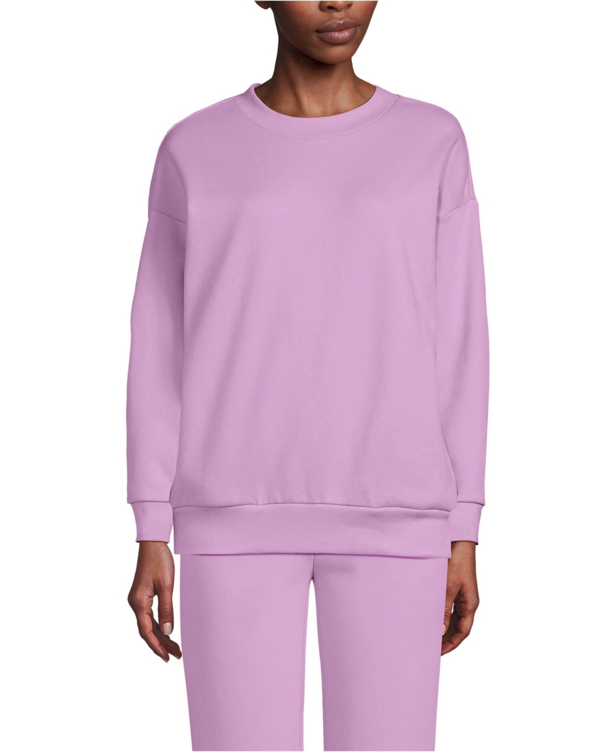 Click here for Lands End Womens Serious Sweats Oversized Long Sle... prices