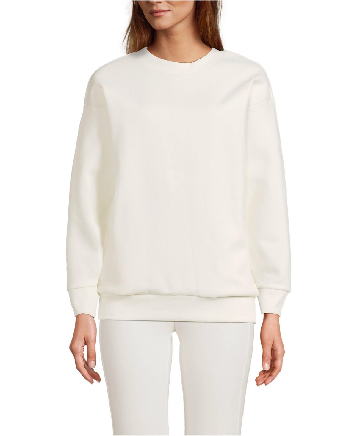 Click here for Lands End Womens Serious Sweats Oversized Long Sle... prices