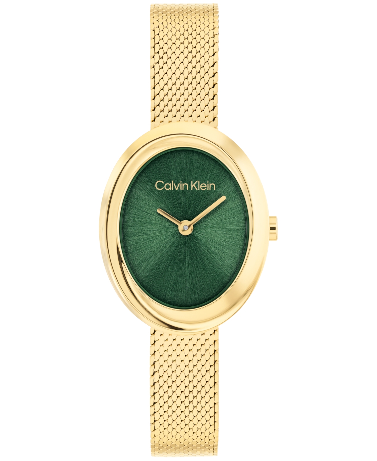 Click here for Calvin Klein Womens Twisted Bezel Gold Tone Stainl... prices