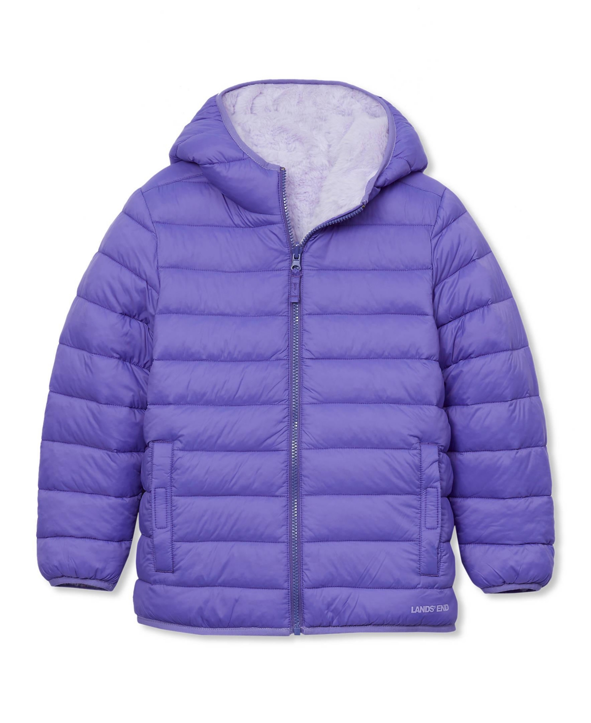 Click here for Lands End Girls FeatherFree Reversible Hooded Jack... prices