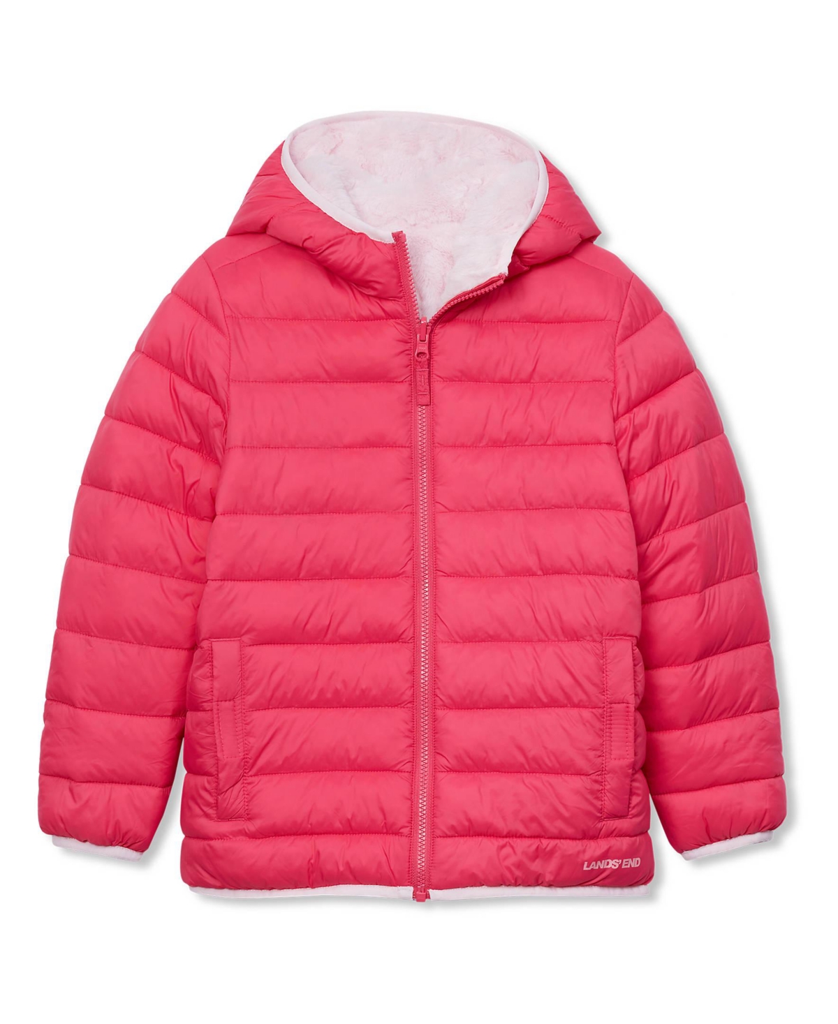 Click here for Lands End Girls FeatherFree Reversible Hooded Jack... prices