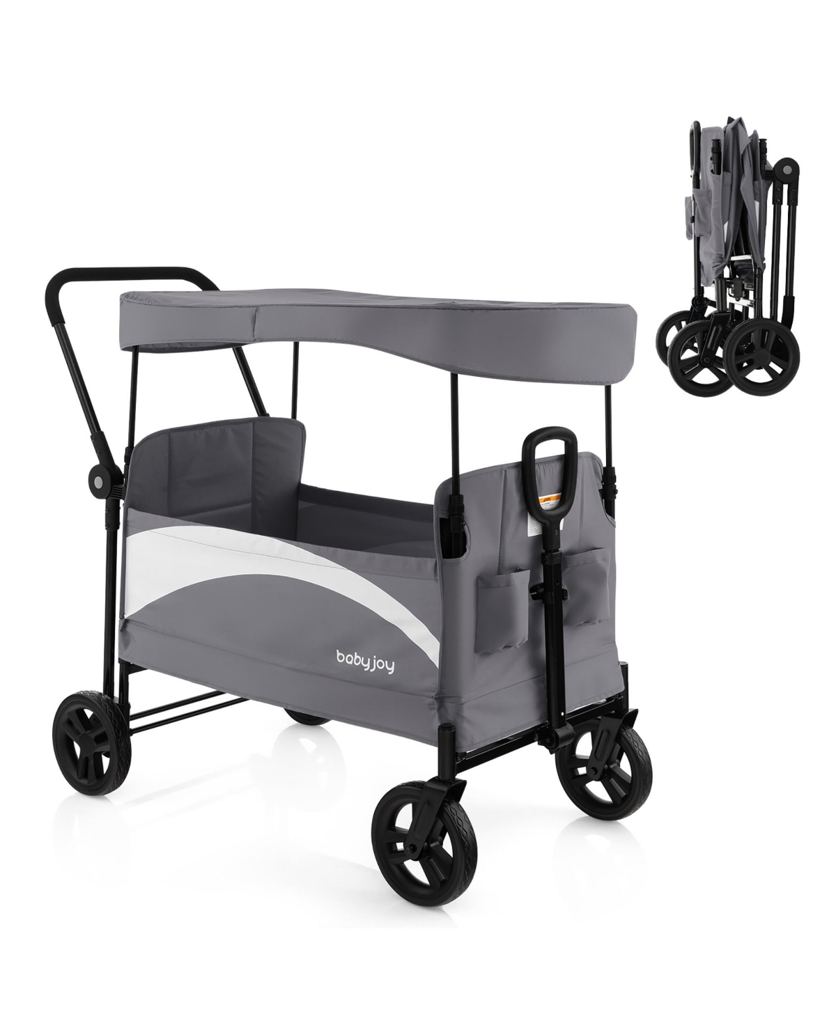 Click here for Costway Toddler 2-Seat Stroller Wagon Folding Stro... prices