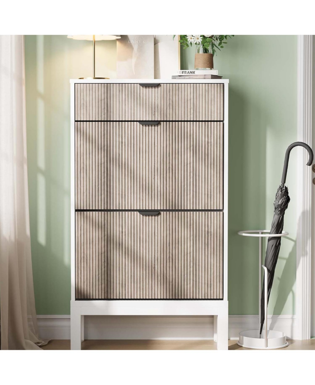 Click here for gaomon Shoe Storage Cabinet with 2 Flip Drawers  E... prices