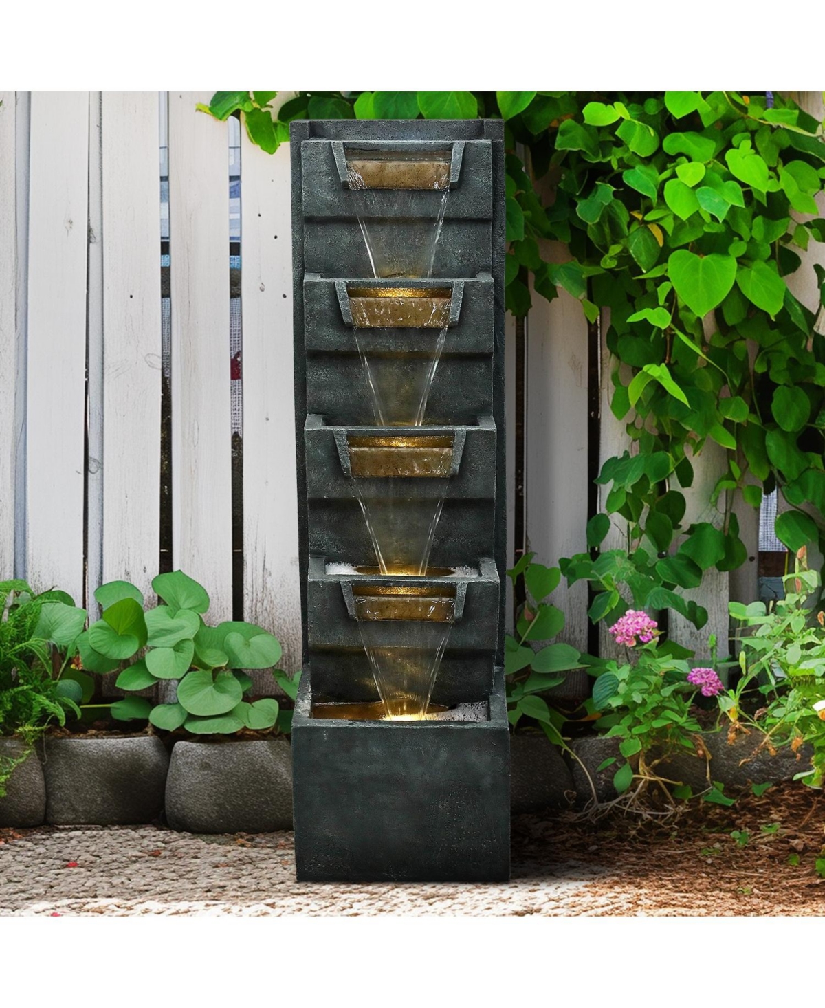 Click here for SunJet 39.3inches High Modern Water Fountain  ... prices
