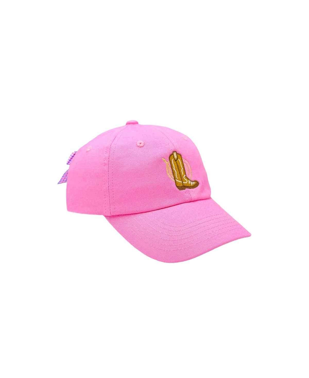 Click here for Bits & Bows Girls Cowboy Boot Bow Baseball Hat in... prices