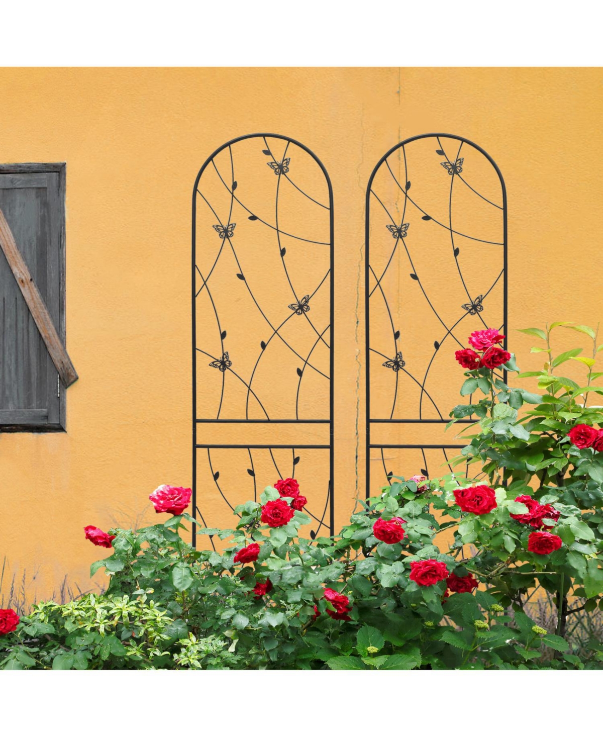 Click here for Streamdale Furniture 2-Pack Metal Garden Trellis 8... prices