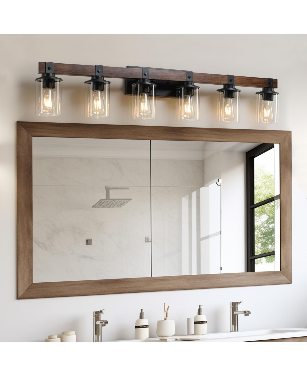 Click here for Streamdale 6-Lights Farmhouse Vanity Lights Fixtur... prices