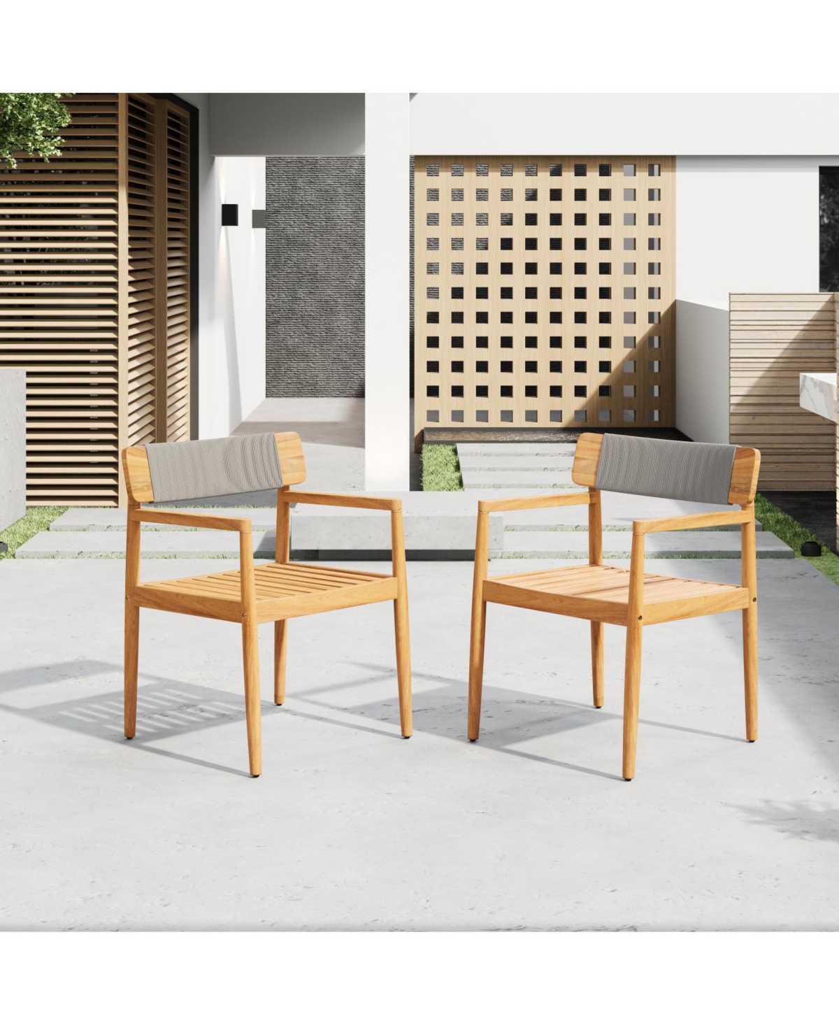 Click here for Streamdale Furniture Acacia Wood Outdoor Armchair... prices