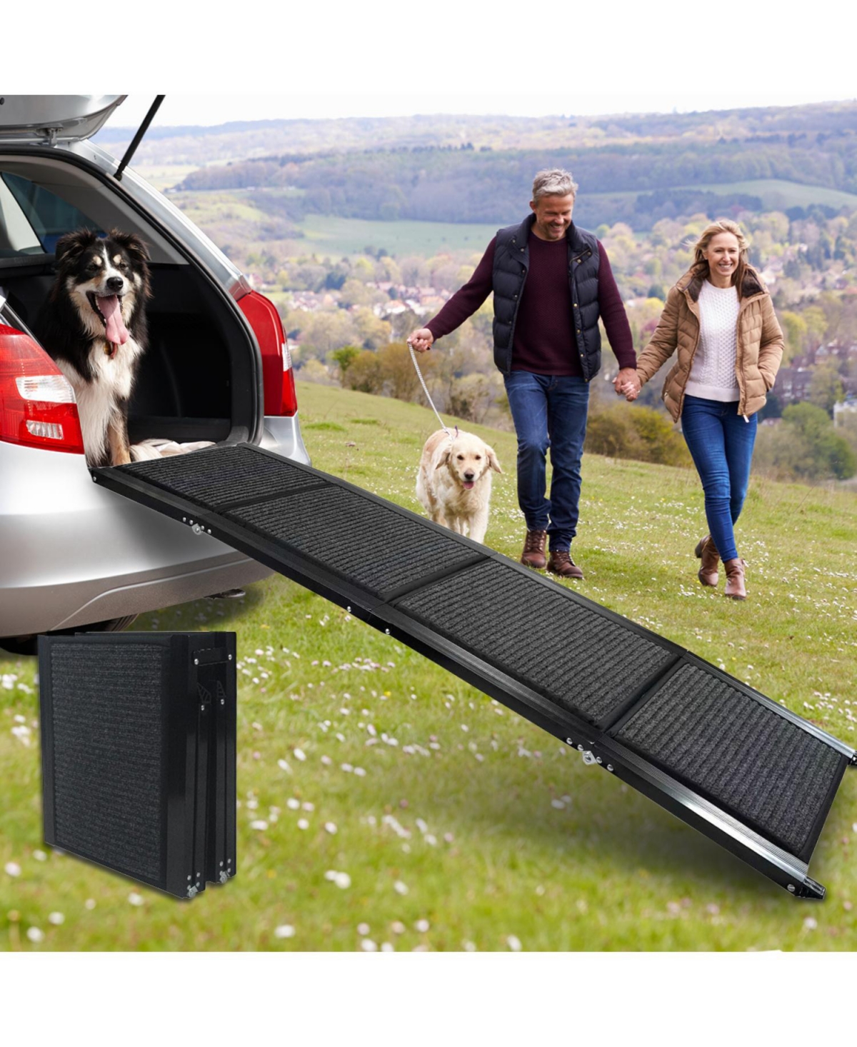 Click here for Streamdale Furniture Dog Ramp for Car - 71" F... prices