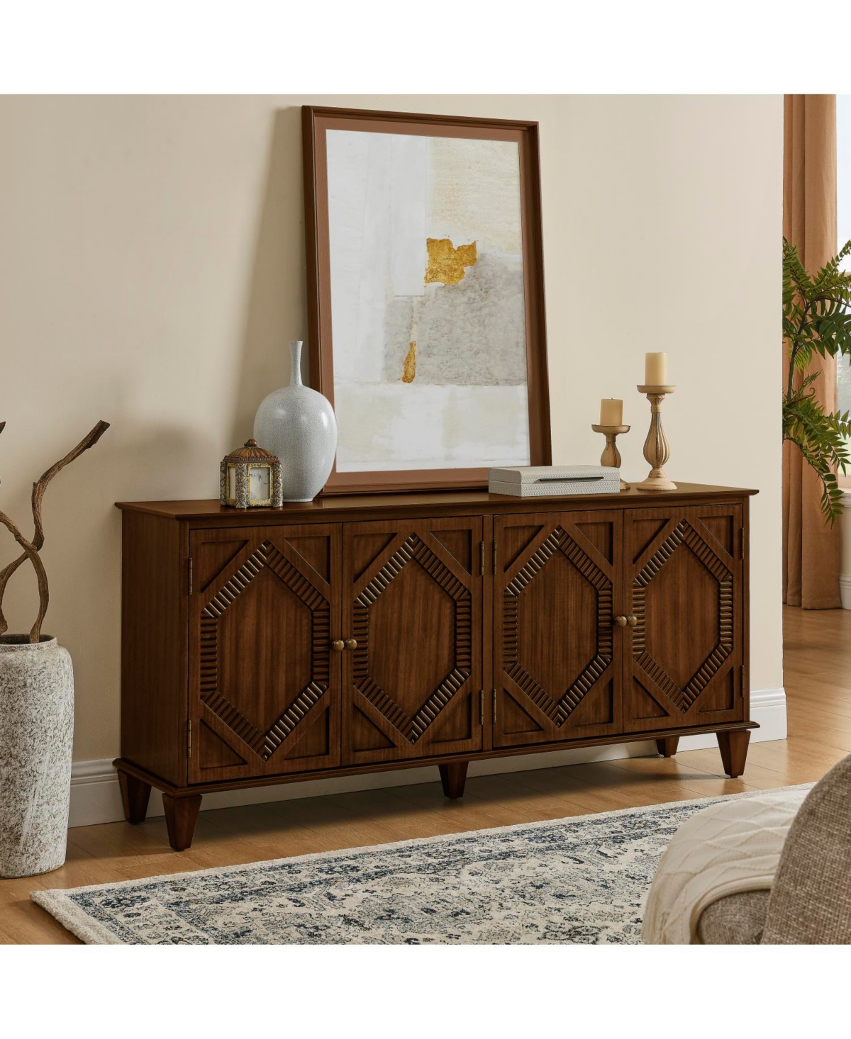 Click here for Streamdale Furniture Mid Century Modern Sideboard... prices