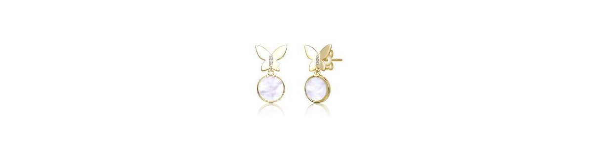 Click here for Rachel Glauber 14K Gold Plated with White Mother O... prices