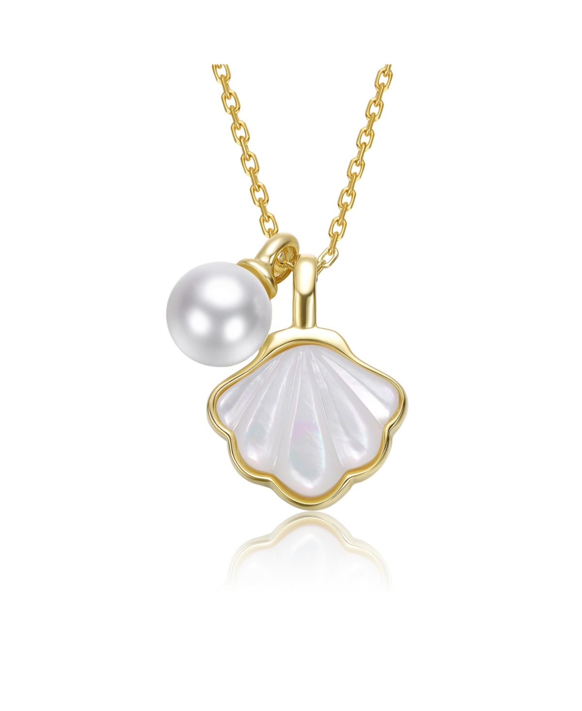 Click here for GiGiGirl 14K Gold Plated with Mother Of Pearl & Sh... prices