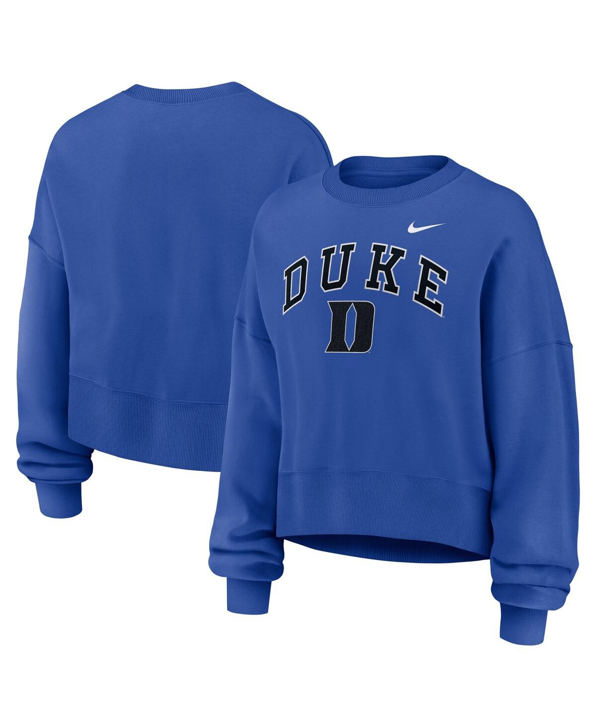 Click here for Nike Womens Royal Duke Blue Devils Oversized Phoen... prices