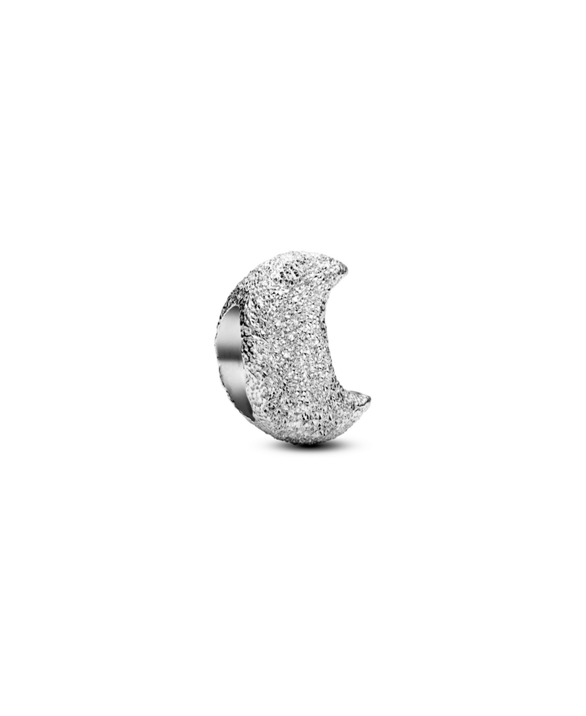 Click here for Pandora Silver Tone Textured Moon Mini Charms - Si... prices