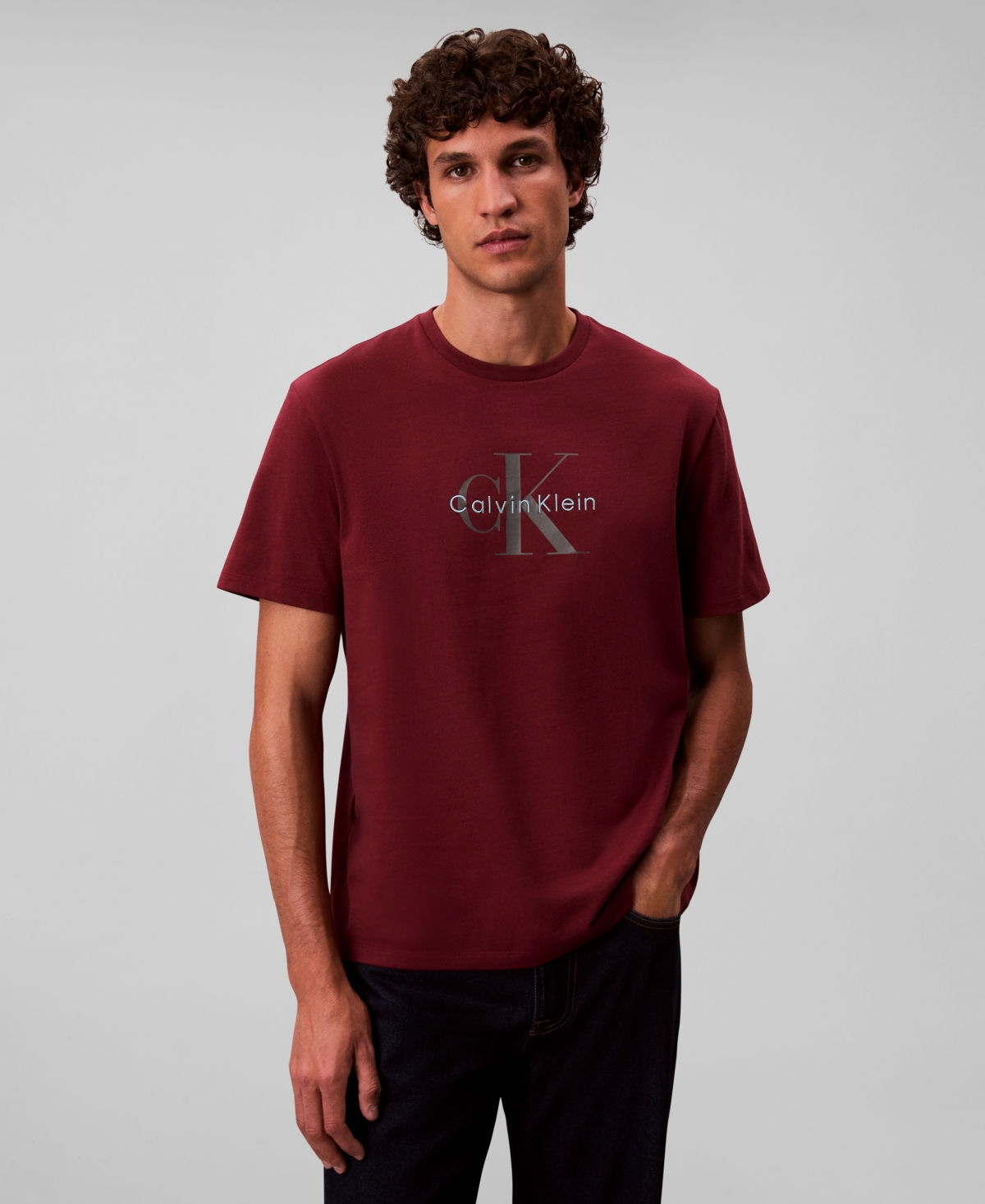 Click here for Calvin Klein Mens Relaxed-Fit Logo T-Shirt - Renai... prices