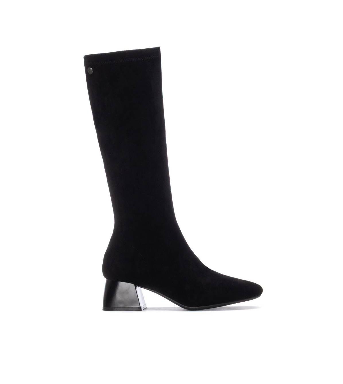 Click here for Xti Womens Suede Dress Boots By Xti - Black prices