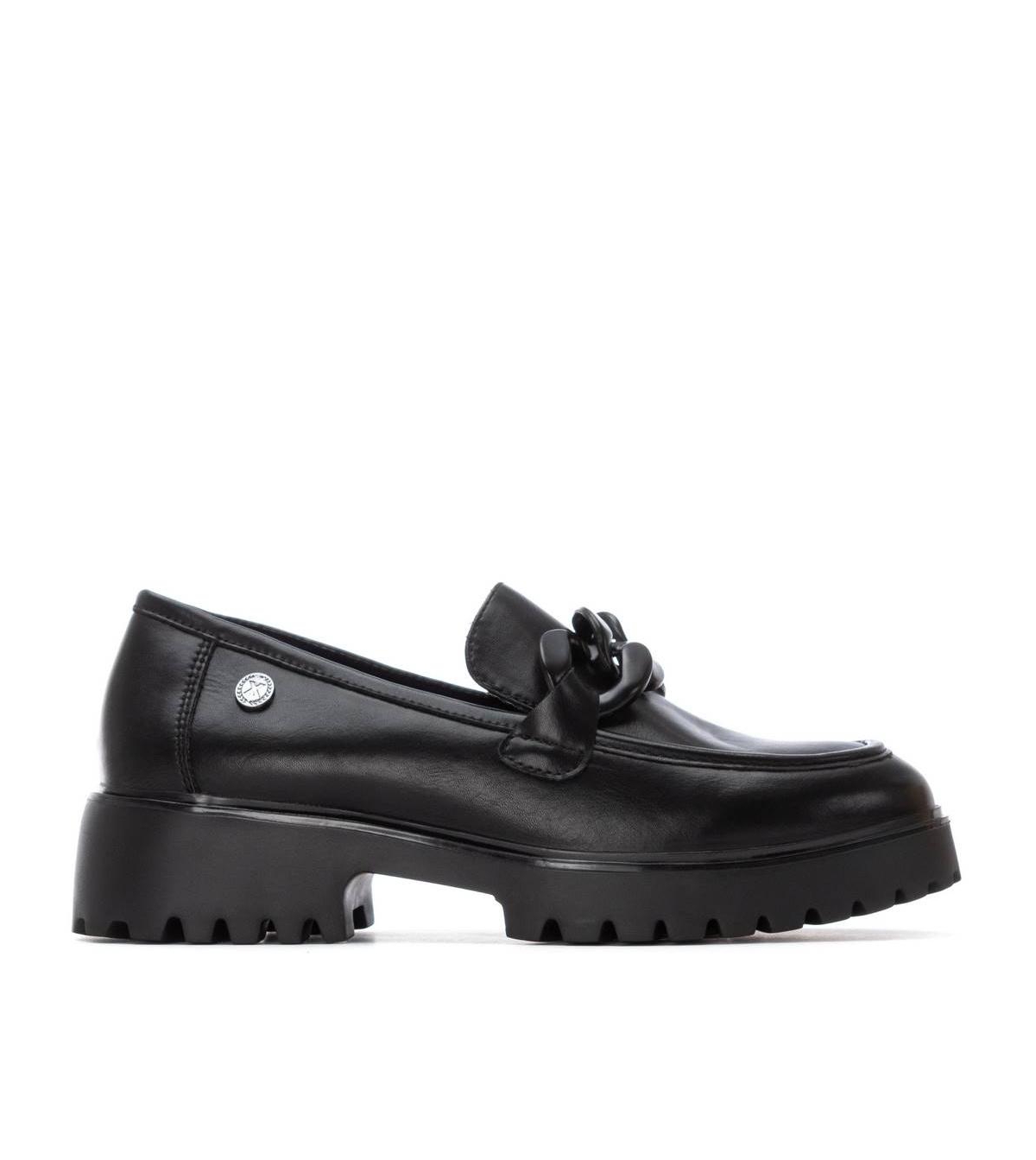 Click here for Womens Casual Low Heel Penny Loafer - Black prices