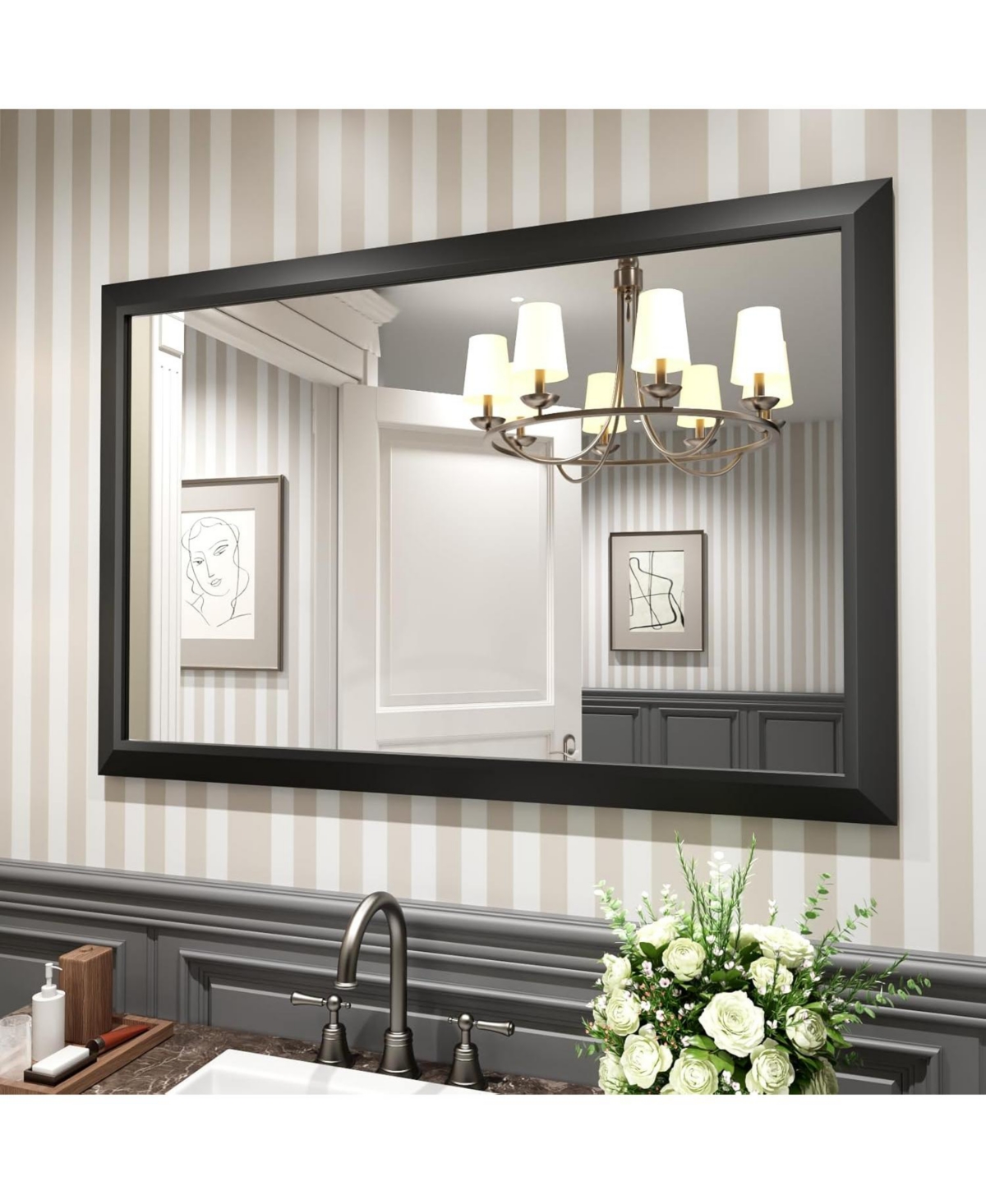 Click here for Amorho Bathroom Mirror  48" x 32" Inch T... prices