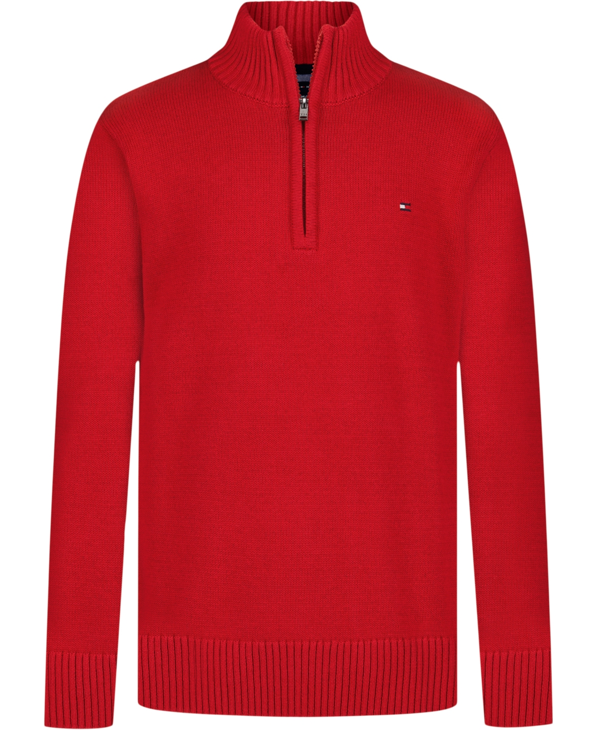 Click here for Tommy Hilfiger Boys 8-20 Quarter-Zip Sweater - Sca... prices
