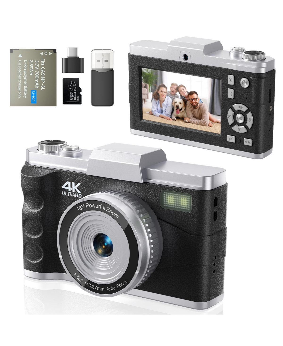 Click here for 64MP Digital Camera with 4K Video  16X Zoom  Flip... prices