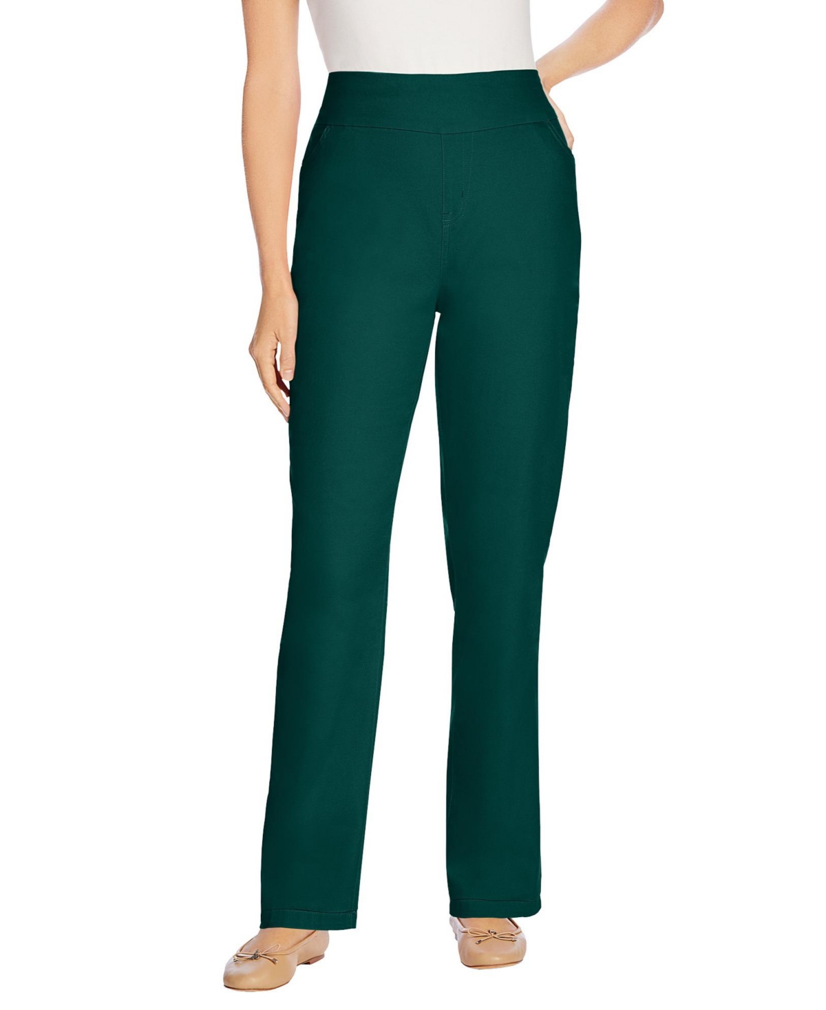 Click here for Woman Within Womens Within Tall Flex-Fit Pull-On S... prices