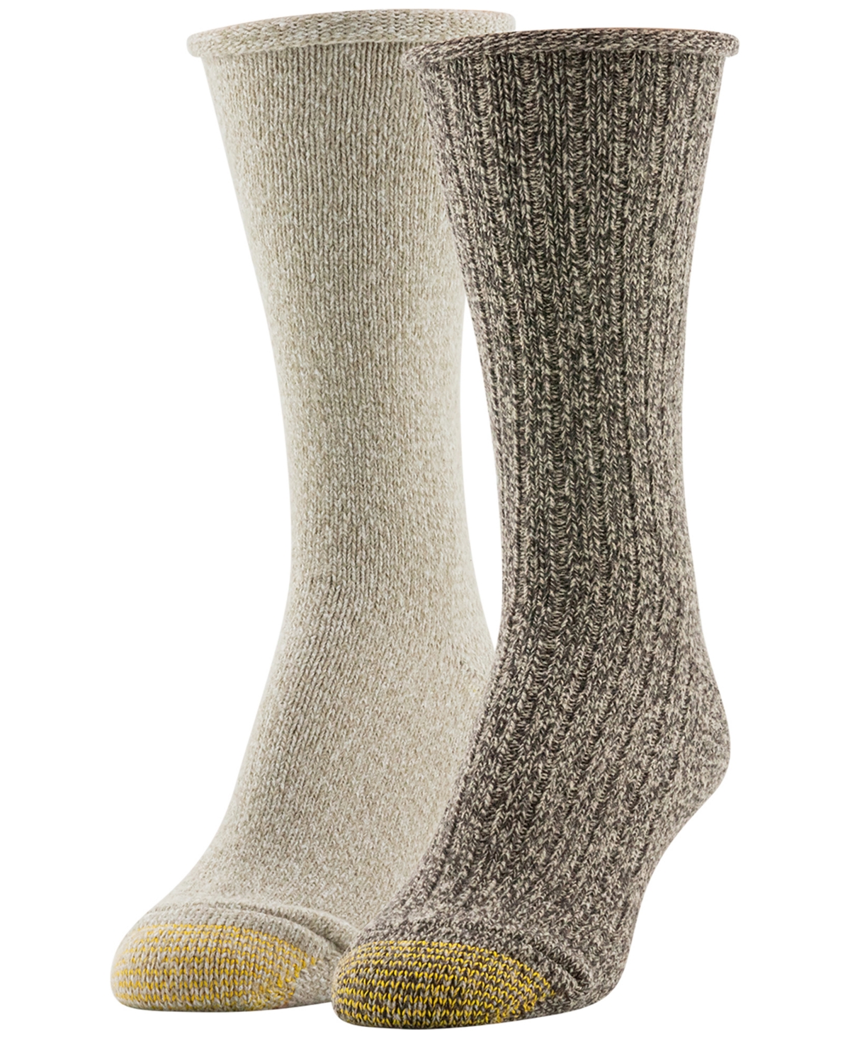 Click here for Gold Toe Womens 2-Pack Super Soft Crew Socks - Gra... prices